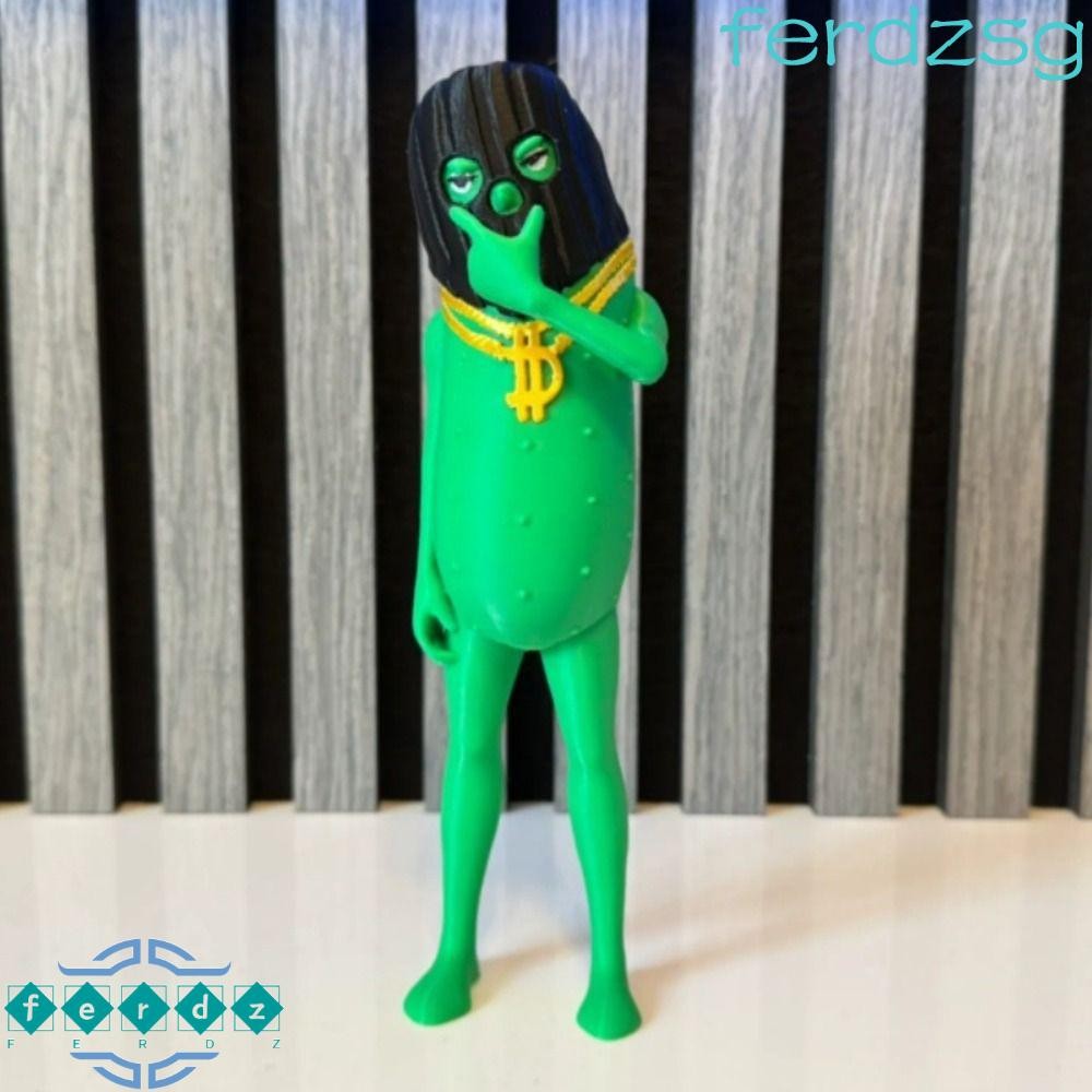 JENNIFERDZSG Pickled Cucumber Table Ornament, Wears Gold Necklace ...