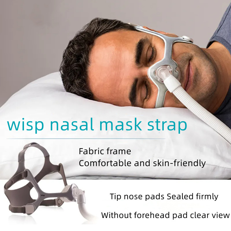 Wisp Fabric Frame Nasal Mask Respirator For Sleep Apnea Anti-Snoring ...