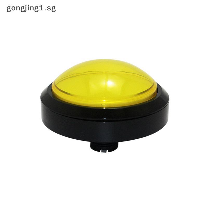 gongjing1 Big Dome Pushbutton 100mm Illuminated Arcade Push Buttons Led with Microswitch sg ...
