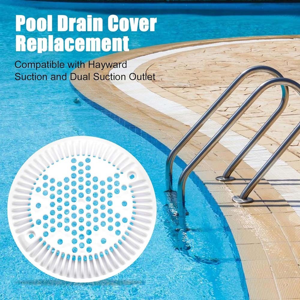 Round Main Drain Cover Swimming Pool Replacement Pipe Fitting Smooth ...