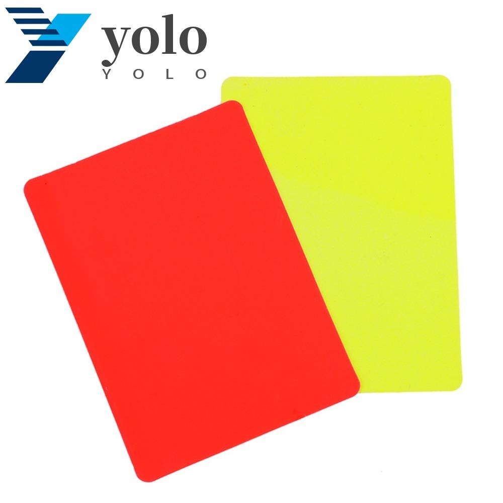 YOLO Football Referee Cards, PVC Yellow Card PVC Football Referee ...