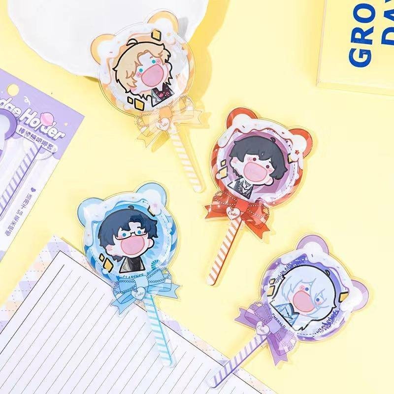 4 Styles Lollipop shape Ita Bag Cartoon PVC Transparent Protective ...