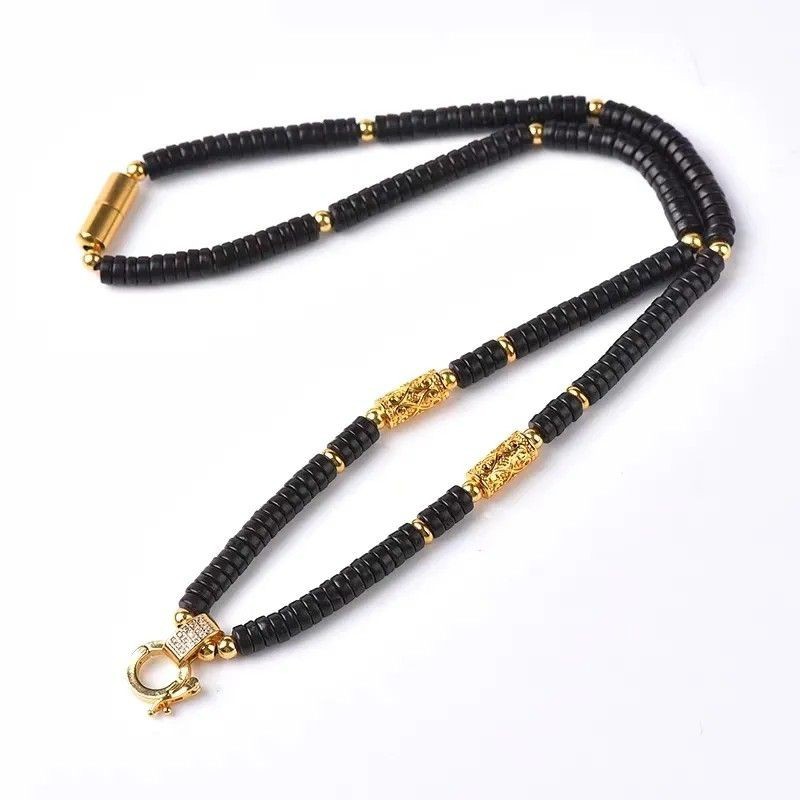 T Thailand Amulet Chain Authentic Black Coconut Shell Necklace Amulet ...