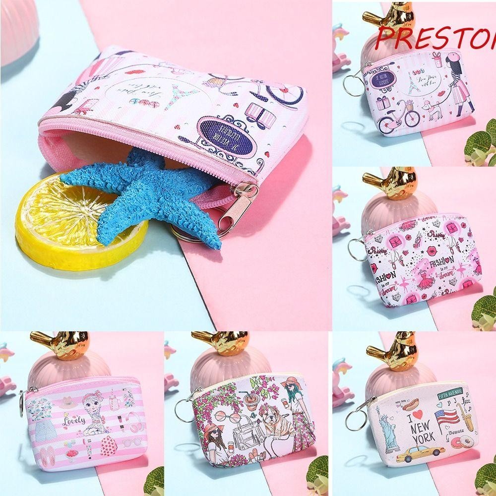 PRESTON Mini Women Coin Purses, Square Zipper Lipstick Storage Bag ...