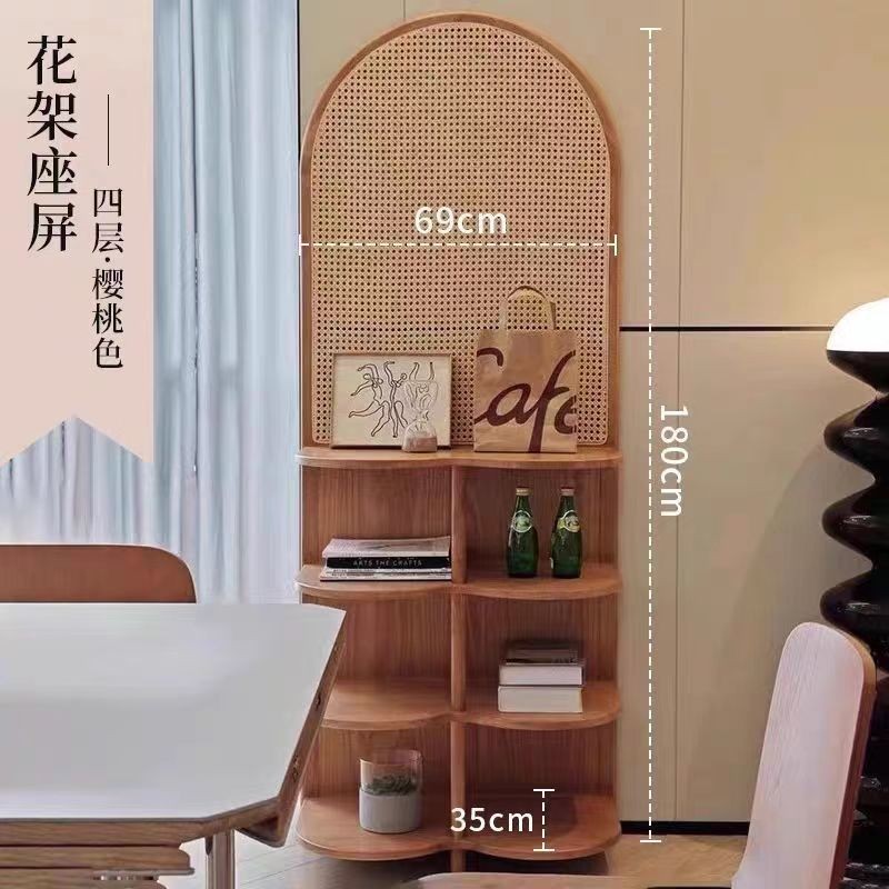 Rattan Partition Display Screen Entrance Entrance Positive Door Wall ...