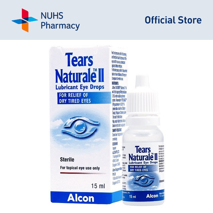 Tears Naturale II 15ml Lubricant Eye Drops [NUHS Pharmacy] | Shopee ...