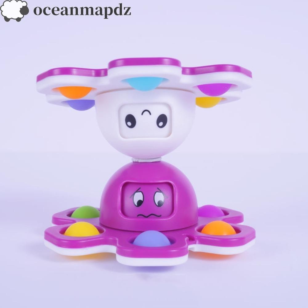 OCEANMAPDZ Silicone Interactive Spinner, Transformable Plastic Flip ...