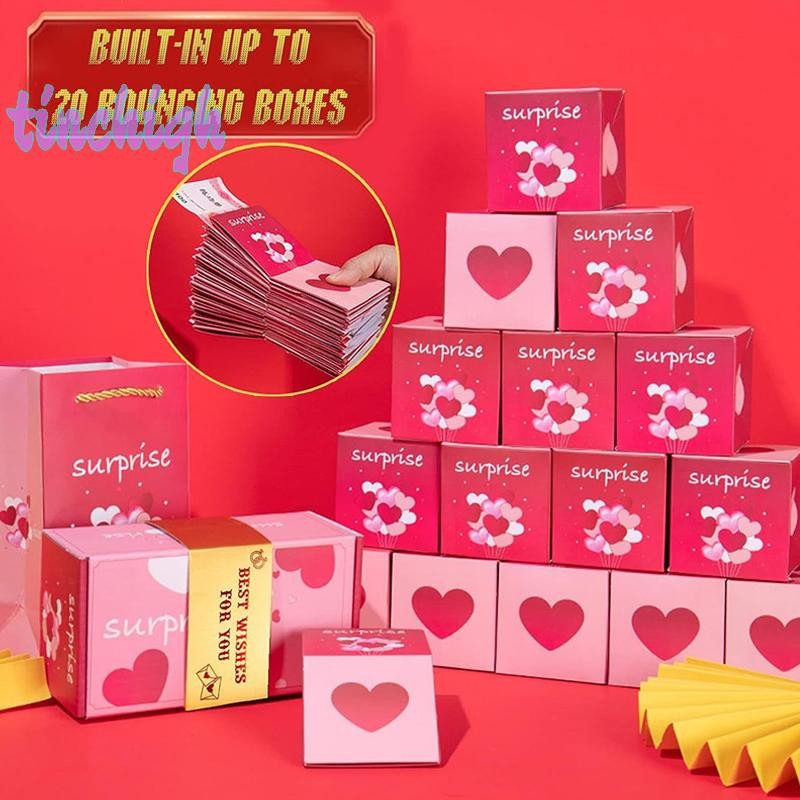 [TinchighS] 10/12/16/20 Surprise Explosion Gift Box Cash Bounce ...