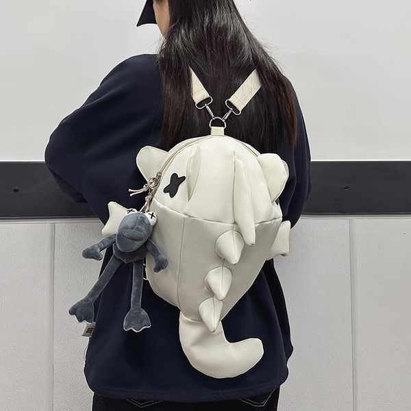 backpack men backpack Ugly Cute Funny Shark Couple Small Backpack 2025 ...