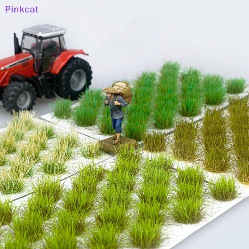 Pinkcat 32Pcs/box Simulation Grass Tuft Model Sand Scene DIY Material ...