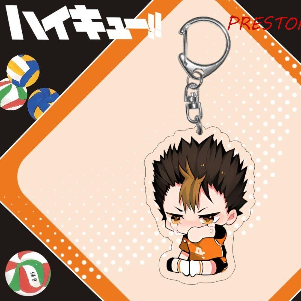 PRESTON Anime Haikyuu Keychain, Kei Tsukishima Kozume Kenma Hinata ...