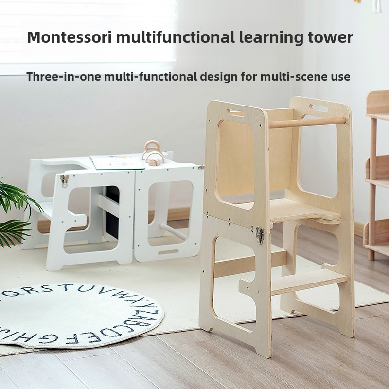 Children's Three-in-One Foldable Baby Hand-washing Stool ...