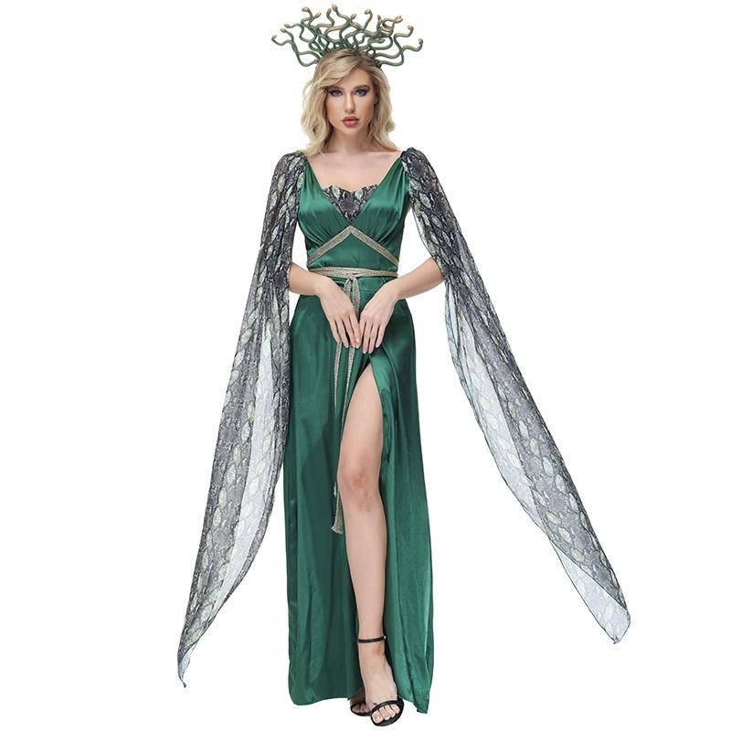 Adult Women Goddess Ancient Greek Mythology Bodysuit Medusa Snake ...