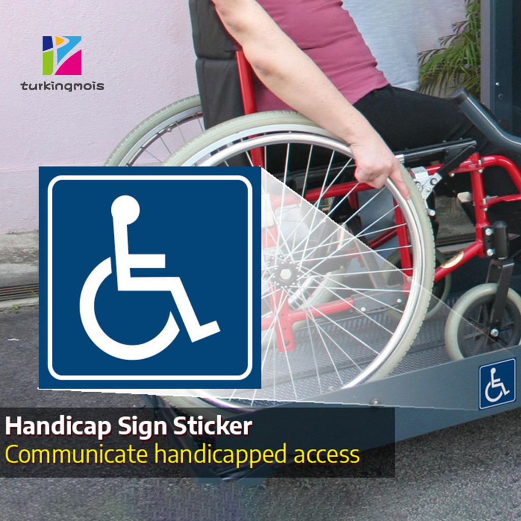 ZTUR_ Disability Decal Security Labels for Glass 4 Sheets Waterproof ...