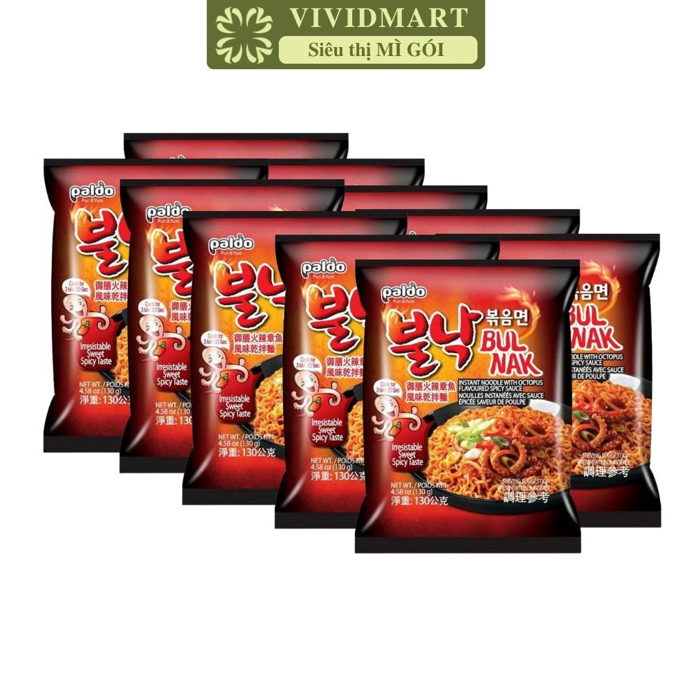 [SET10PACK]- PALDO - Bul Nak very spicy mixed noodles with Octopus ...
