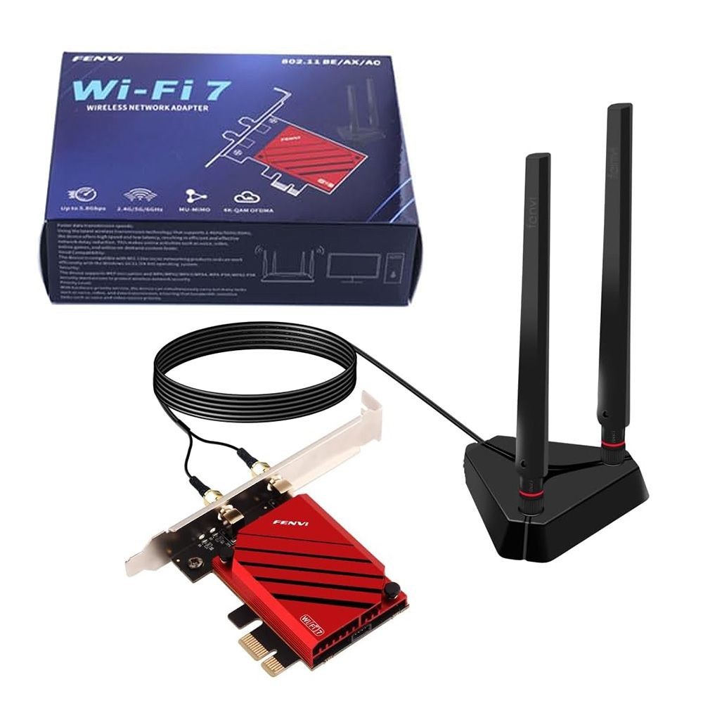 Fenvi FV-BE8800Pro WiFi 7 Intel BE200 Tri-Band 8774Mbps BT5.4 PCIe Wifi Card | Shopee Singapore