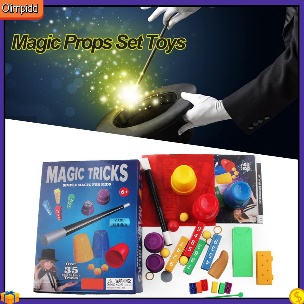 olimpidd| Tricks Props Children Magician Set Kids Juggler Magician ...