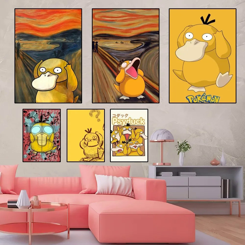 MINISO Pokemon Psyduck Poster | Shopee Singapore