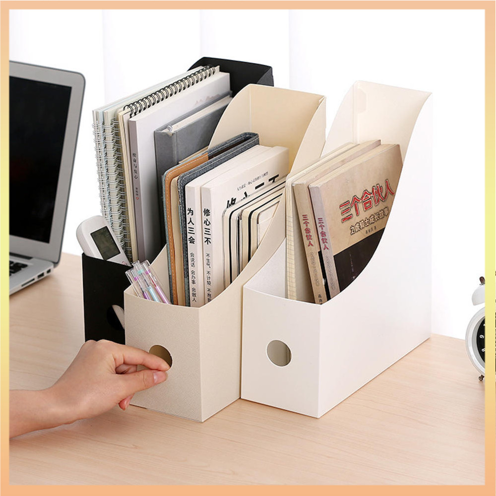 Desk File Folder Book Holder Stationery Document Paper Vertical Storage ...