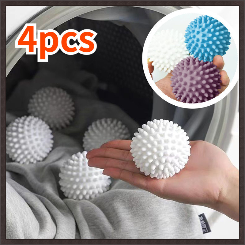 4PCS Extra Large Washing Ball Decontamination Reusable Laundry Ball ...
