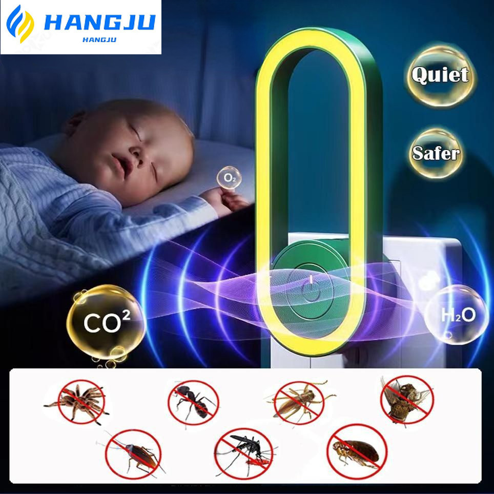 【W&Z】Ultrasonic Pest Repeller Multifunctional Insect Repellent Mosquito ...
