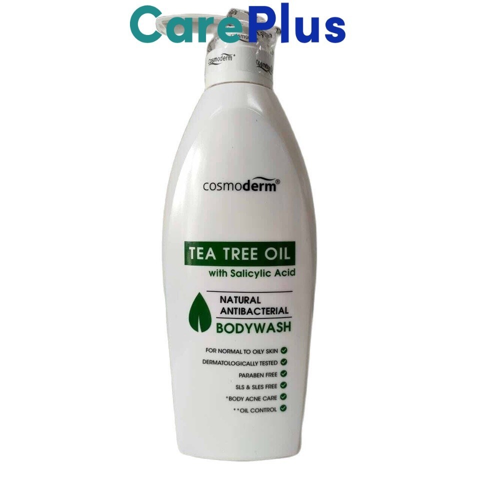 COSMODERM TEA TREE OIL WITH SALICYLIC ACID BODY WASH 500ML (EXP:04/2025 ...