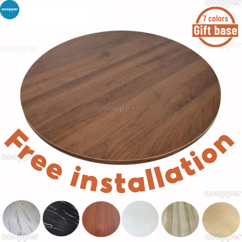 Large Round Table Rotating Dining Table Top 50-120cm Dining Table ...
