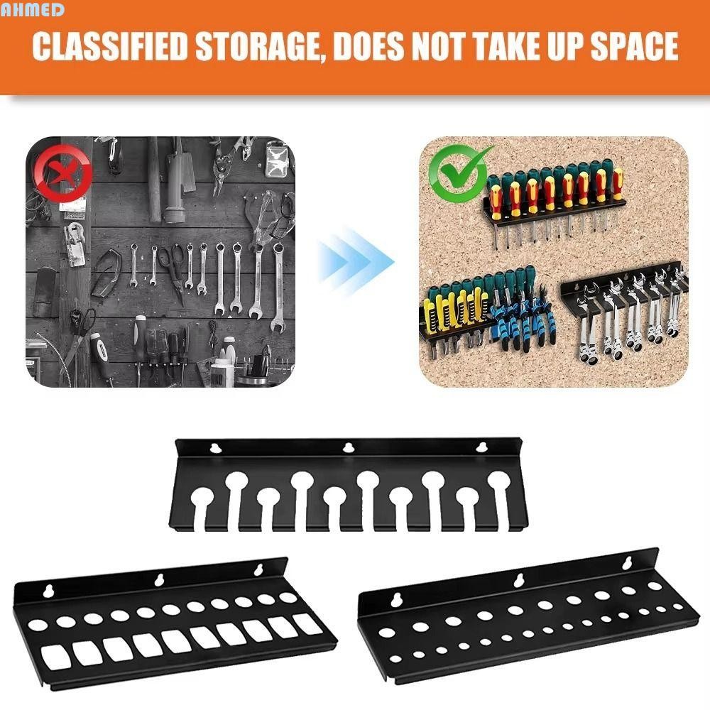 AHMED Wall Tool Organizer, Screwdriver Organizer Wall Mount Hardware ...