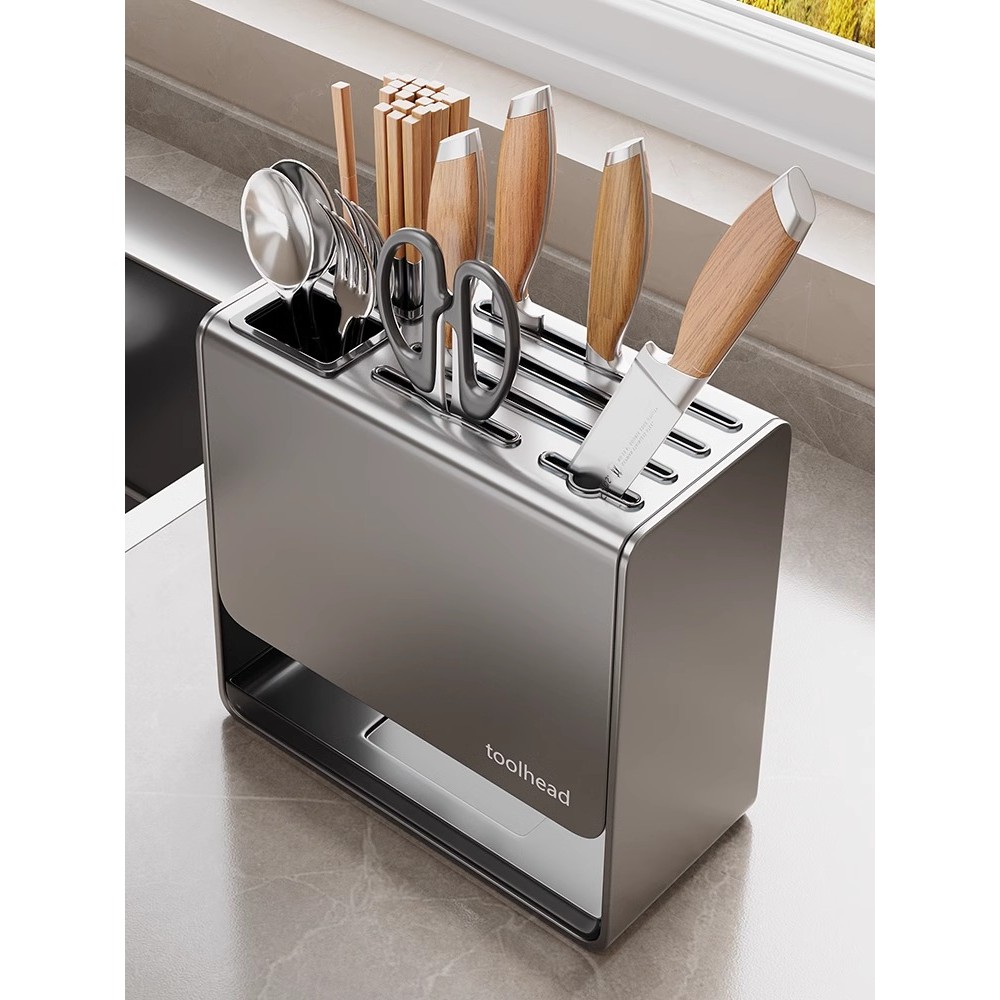 [48H Shipping] Kitchen Knife Holder Rack Chopsticks Knife Storage Rack ...