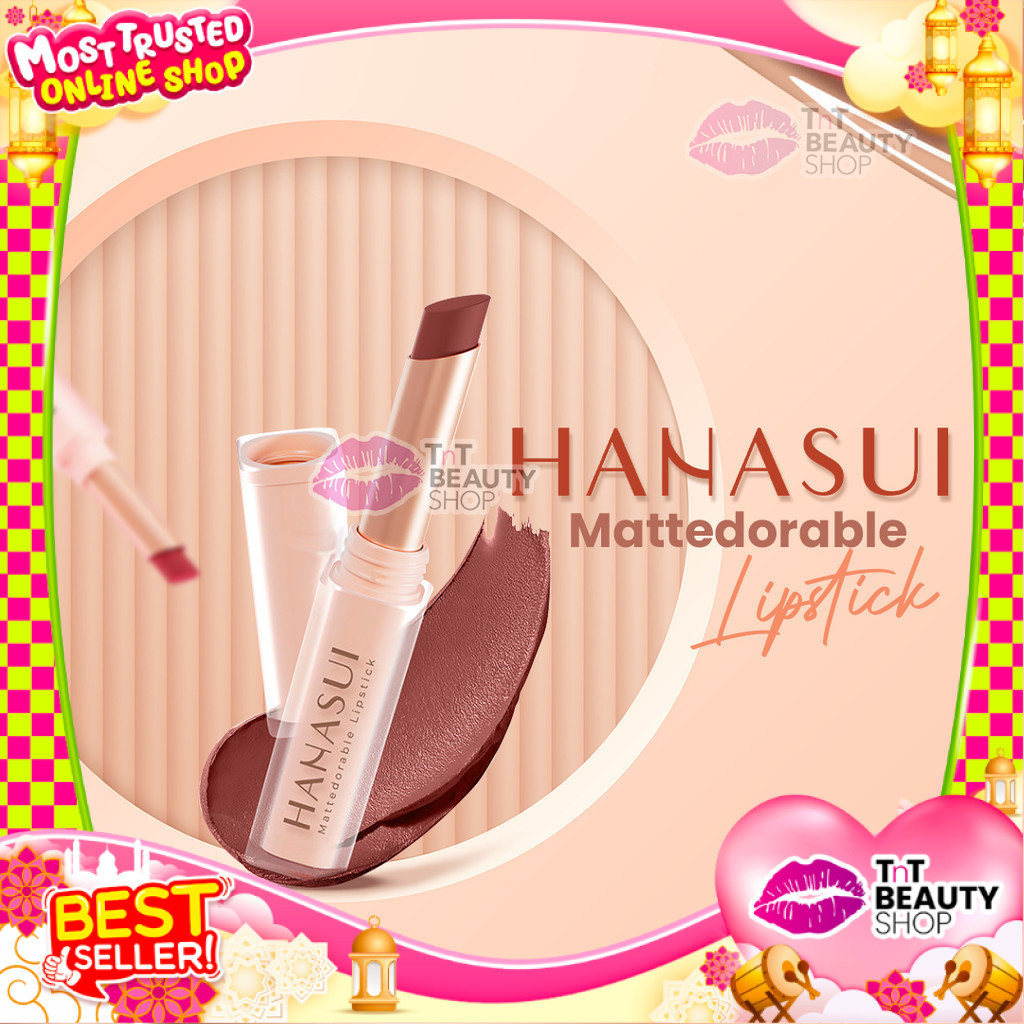 Hanasui Mattedorable Lipstick - Anti-Slide Formula (Smudgeproof) | TnT ...