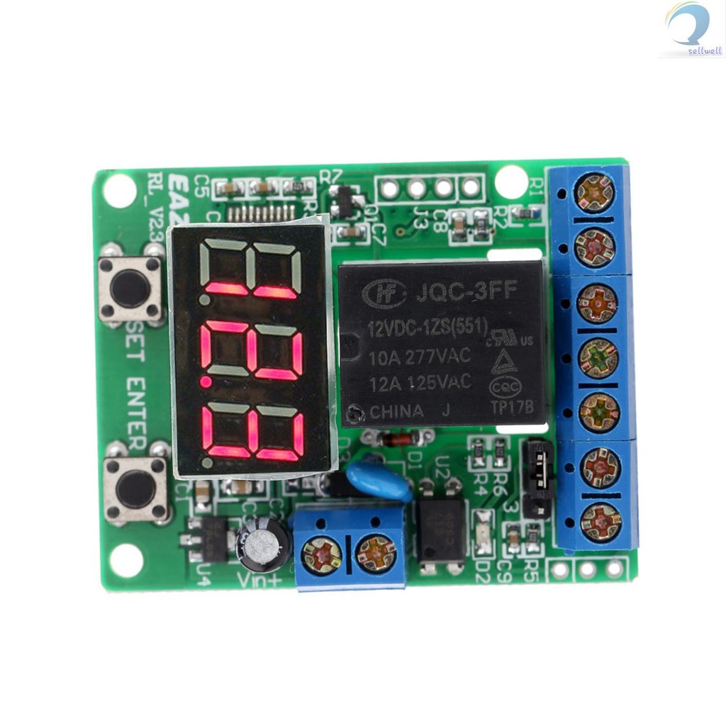 DC 12V Voltage Detection Charging Discharge Monitor Test Relay Switch ...