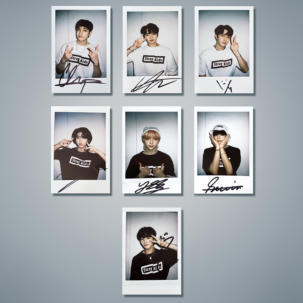 STRAY KIDS LOMO SKZ Kpop LOMO Card Polaroid Post Cards Photocards HD ...
