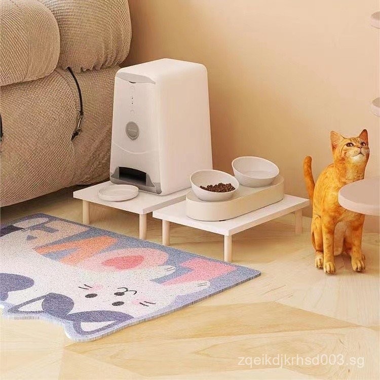 Automatic Feeder Elevated Stand Cat Dog Neck Protection Artifact Pet ...