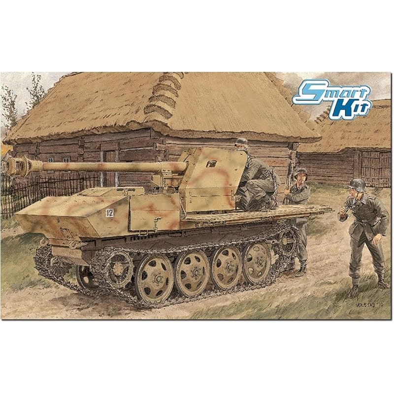 Platz 1/35 WW2 German 7.5cmPaK40/4-equipped RSO with Magic Track ...