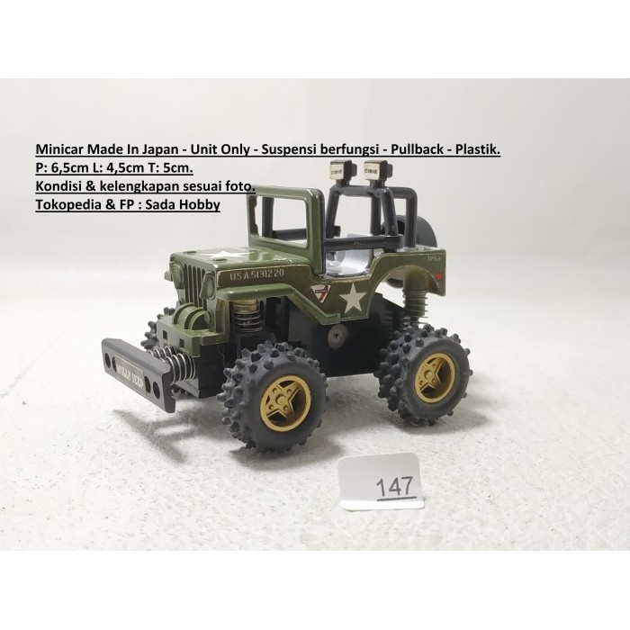 Diecast Rare Wild Willys M38 Jeep M38 Plastic Pullback Japan Unit Only ...
