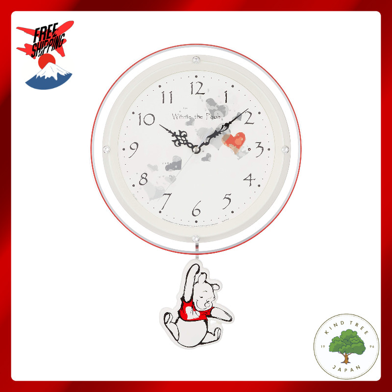 RHYTHM Disney Winnie the Pooh Pendulum Clock – Discontinued Collector’s ...