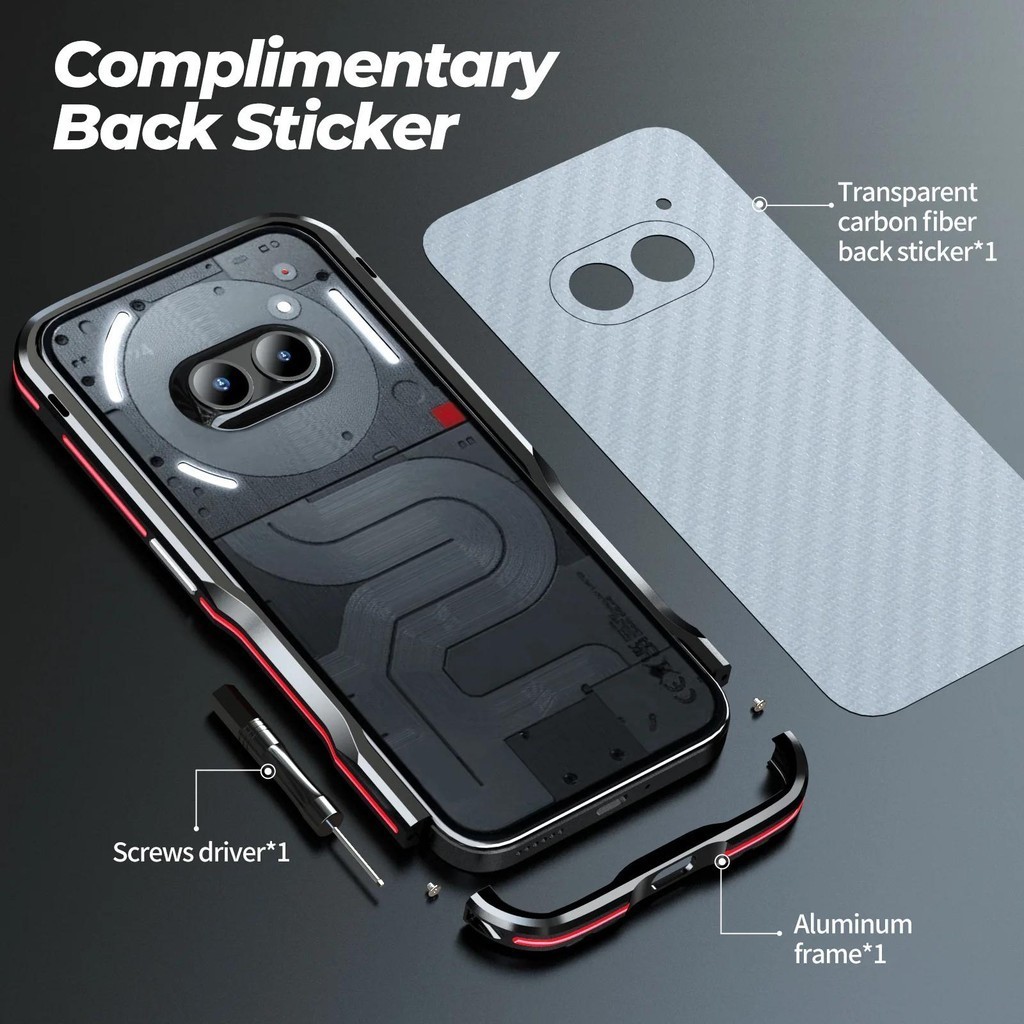 Nothing Phone 2A Plus 3A Pro Metal Bumper Case Aluminum Metal Frame ...