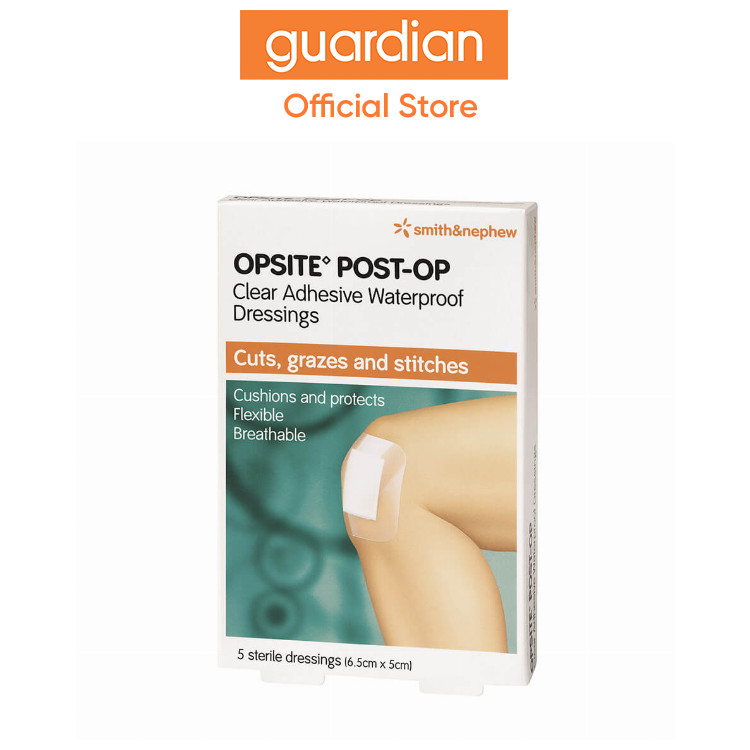 Smith & Nephew OPSITE Post-Op Waterproof Dressing for Surgical Wound ...