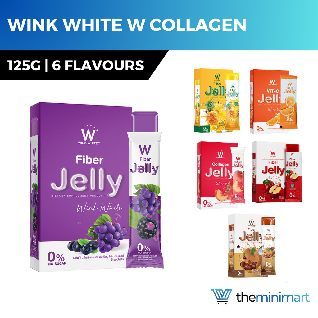WINK WHITE Collagen Fiber Jelly 125g - Slimming, Whitening & Skin Care ...