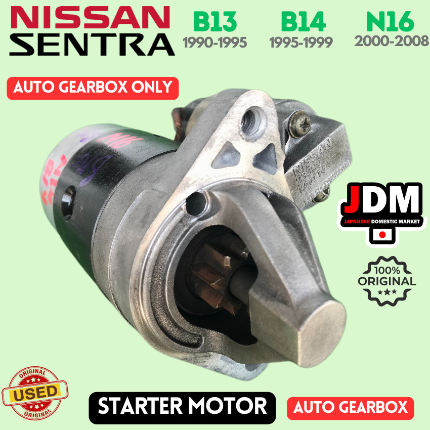 Starter Motor Auto Gearbox Used Fit For NISSAN Sentra B13 B14 N16 (1990 ...