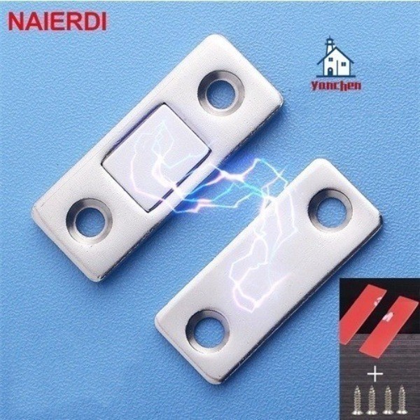 [Wholesale] 2pcs/set Ultra Thin Super Strong Magnetic Door Closer ...