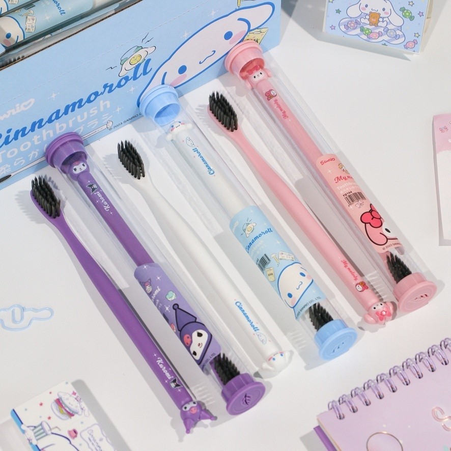 Sanrio Toothbrush Kuromi Melody Cinnamoroll Hello Kitty Toothbrush ...