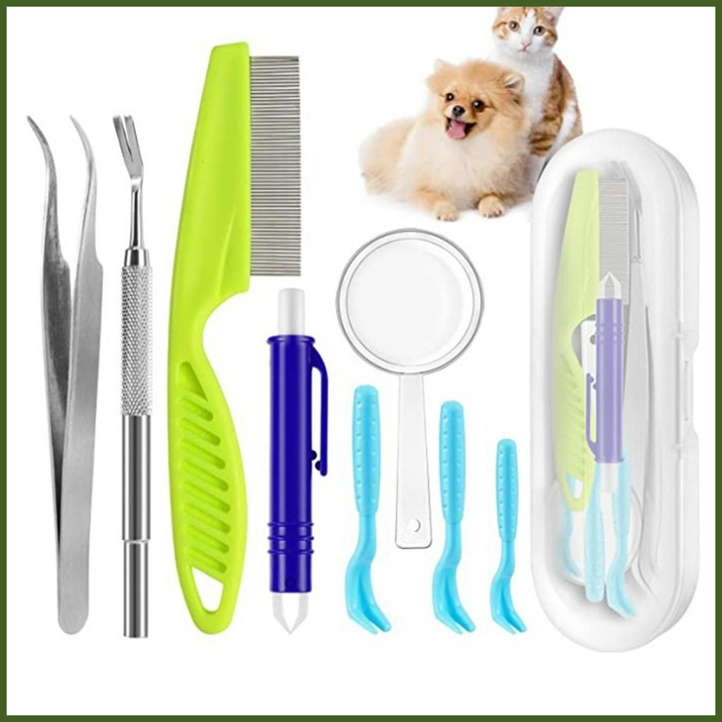 Tick Removal Kit Dog Tick Puller Dog Tick Removal Tool Set of 8 Compact ...
