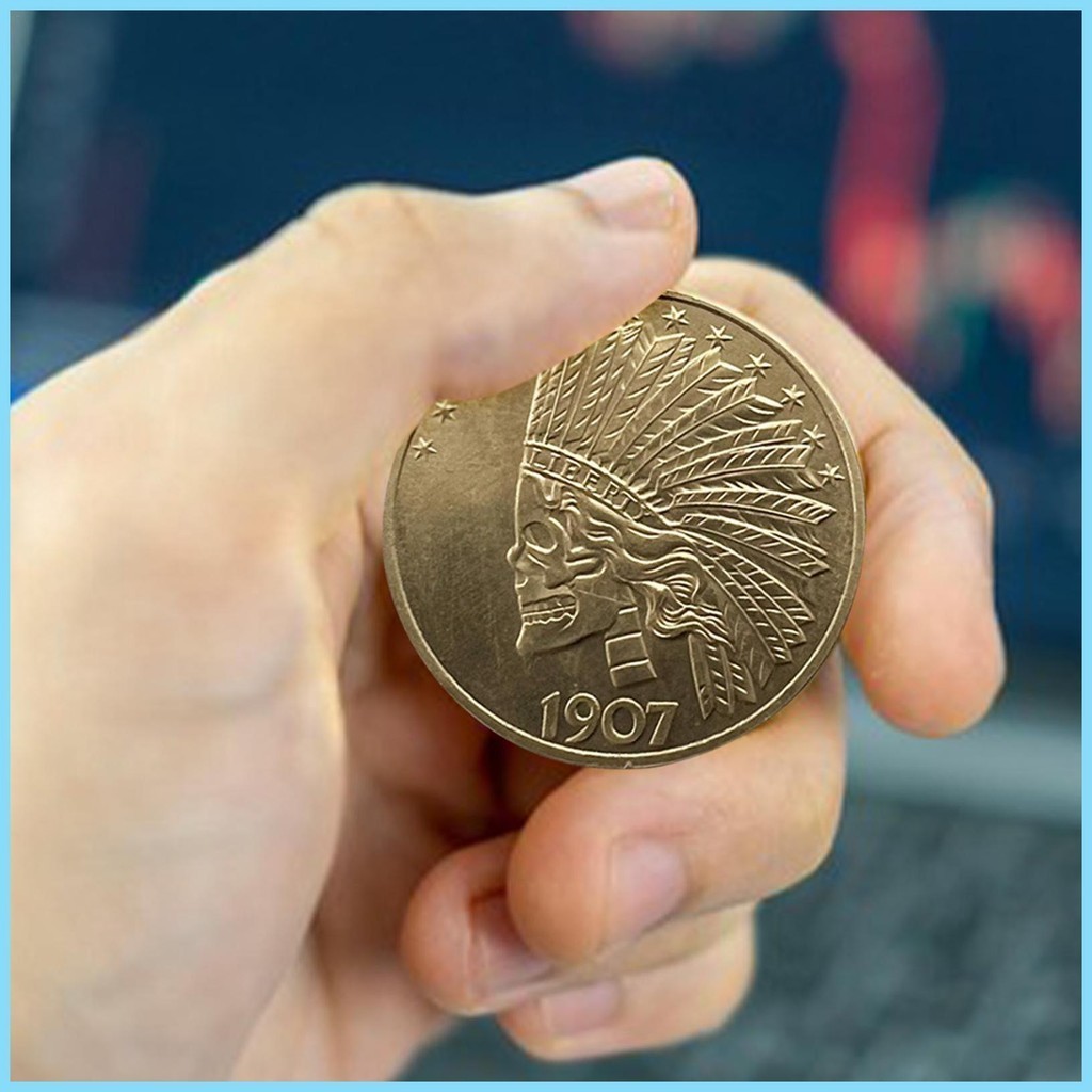 Hobo Coin Silver Plated Souvenir Challenge Coin Antique Eagle Coin ...
