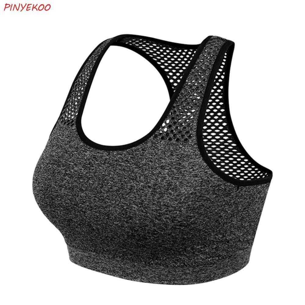PINYEKOO Women Active Bra, High Shockproof Quick-drying Sports Bra ...