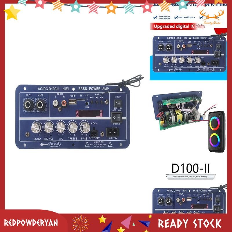 [Stock] 220V 12V Digital Bluetooth Amplifier Board Subwoofer Dual ...
