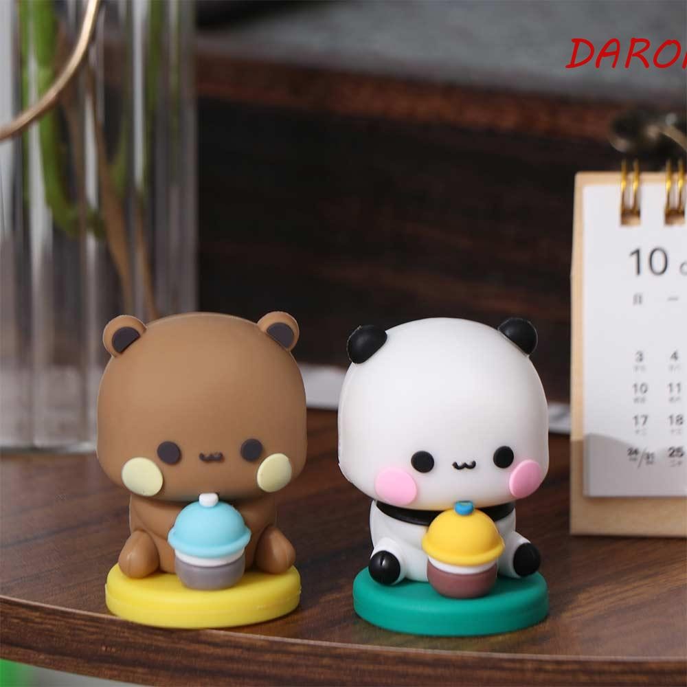 DARON Bubu Dudu Panda Bear Figure, Anime Figure Panda Panda Bubu Dudu ...