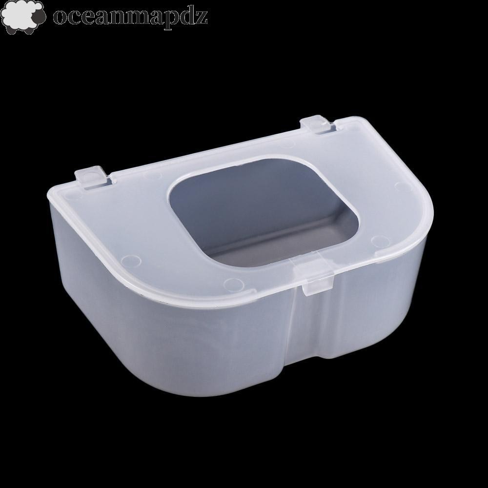 OCEANMAPDZ Pigeon Anti Scattering Food Box, Transparent Plastic Carrier ...
