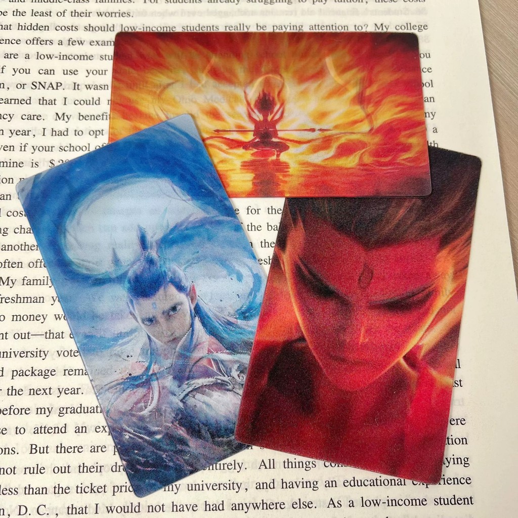 Nezha 2 Cartoon Peripheral 3D Variable Raster Card High Value Creative ...
