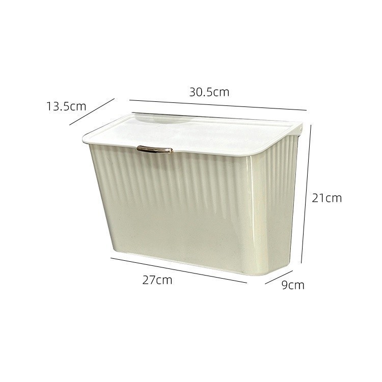 Bathroom Wall-Mounted Waterproof Storage Box Clothes Organizer Storage ...